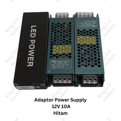Jual Adaptor Slim 12V 10A Power Supply LED Switching 120W 12 Volt ...