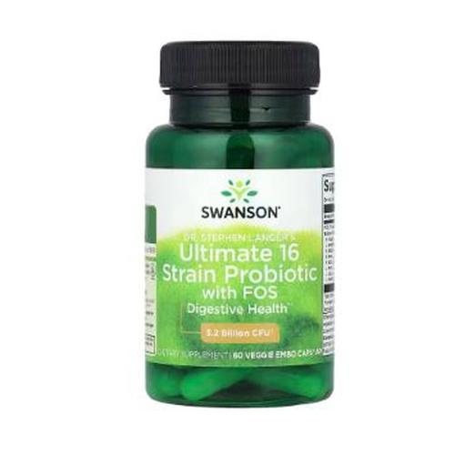 Jual Swanson Ultimate 16 Strain Probiotic With FOS 60 Veggie Embo Caps ...