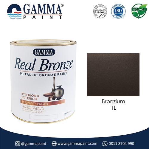 Jual GAMMA PAINT REAL BRONZE - 1L - Cat Duco Metalik untuk Besi & Kayu ...