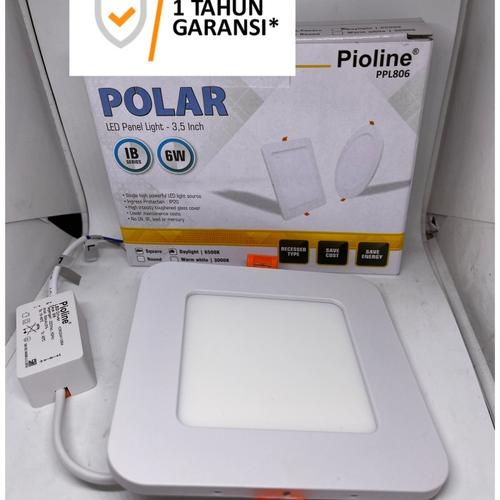 Promo Lampu Downlight LED Pioline Polar Kotak Inbow Lampu Panel Plafon ...