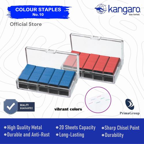 Jual Isi Staples No.10 Warna / Colour Staples No.10 / Necis No.10 Warna ...