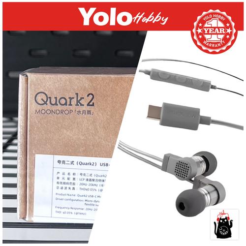 Jual moondrop quark 2 dsp type c with mic earphone in ear monitor iem ...