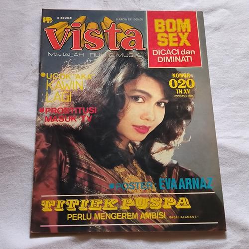 Jual majalah Vista 1984 cover Rieta Amilia titiek Puspa ada poster Eva arnaz langka - Kota ...