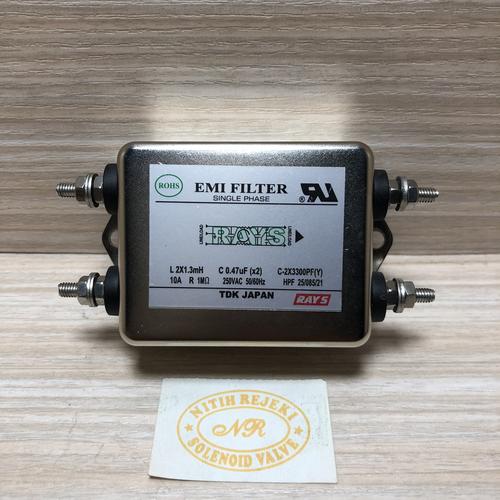 Jual EMI FILTER/NOISE SINGLE PHASE 10A RAYS C-2X3300PF(Y) - Kota ...