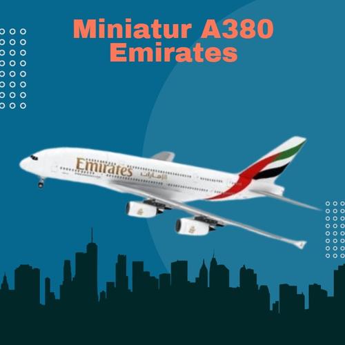 Jual DIY MINIATUR PESAWAT AIRBUS A380 EMIRATES OK18 PAPERCRAFT ...