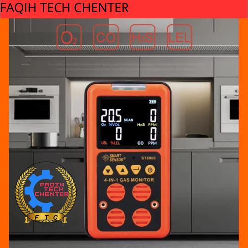 Jual Gas Detector Sertifikat Kalibrasi CO O2 H2S LEL Smart Sensor ...