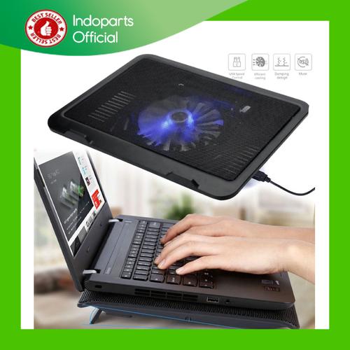 Jual COOLING PAD LAPTOP KIPAS PENDINGIN LAPTOP MODEL V19 STAND WITH 1 ...