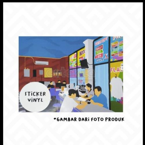 Jual Stiker/Sticker Vinyl Vinil A3 Plus Custom Bentuk Desain Gambar ...