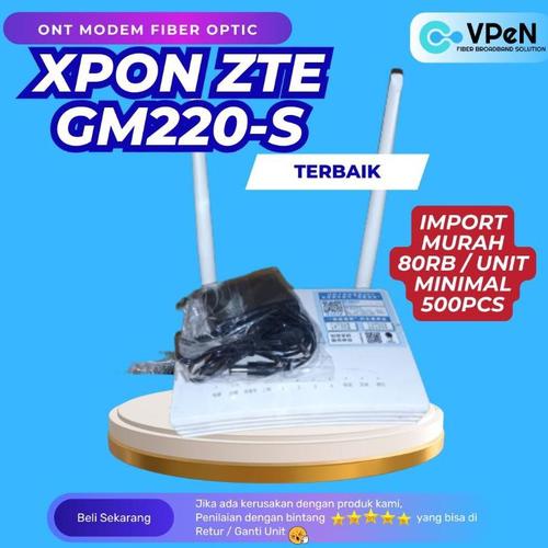 Jual ONT XPON GM220-S Support OMCI Bisa EPON atau GPON - Dengan Adaptor - Jakarta Barat - jaks ...