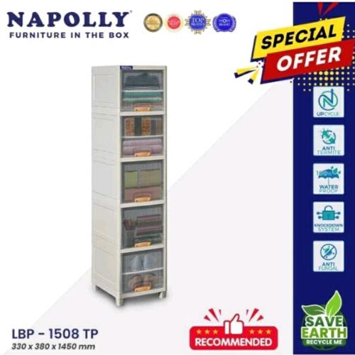 Jual NAPOLLY LockerBox / Locker Box Lemari Plastik Minimalis, Serbaguna Susun 3, 4, 5 (1 TOWER ...