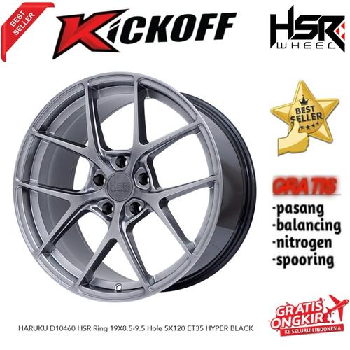 Jual VELG RACING HSR HARUKU RING 19 BUAT MOBIL BMW BYD SEAL LEBAR 8,5 /9,5 ET35 HYPER BLACK ...