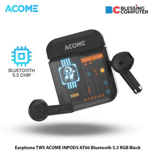 Jual Earphone TWS ACOME INPODS AT06 Bluetooth 5.3 RGB - Kota Denpasar ...