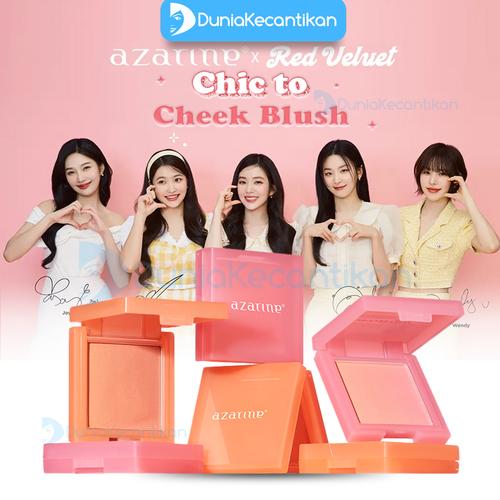 Jual Azarine x Red Velvet Chic To Cheek Blush Powder Blush On Perona ...