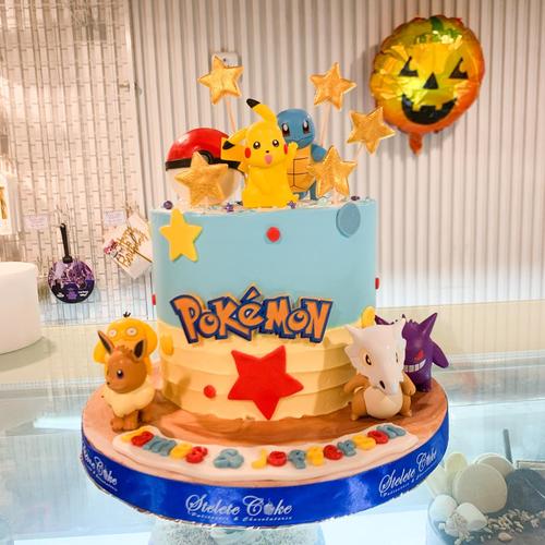 Jual Kue Ulang Tahun/Birthday Cake/Kue Ultah Tema Pokemon/Kue Birthday ...