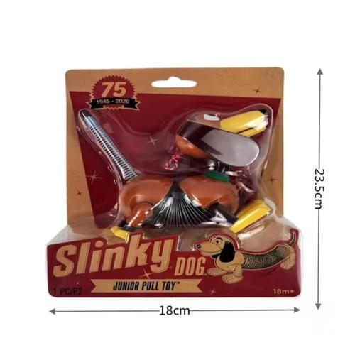 Jual Toy Story 4 Slinky Dog Jr. Pull Toy 75th Anniversary Retro Package ...