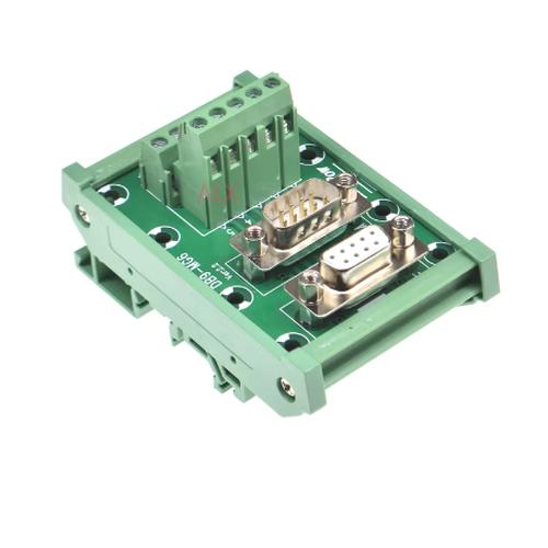 Jual 1PCS DB9 male female socket to terminal block adapter pcb board D ...
