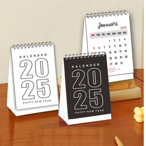 Promo KALENDER 2025 / KALENDER MEJA AESTHETIC / KALENDER MEJA UKURAN A6 ...