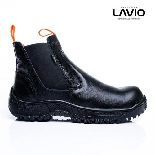 Jual Ika Lavio Sepatu Safety Proyek Bangunan Kitchen Boots Hitam Viora ...