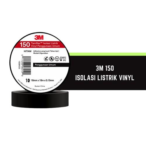 Jual Isolasi Listrik 18mm x 18M x 0.13mm 600Volt 0-80*C 1258 JR 3M ...