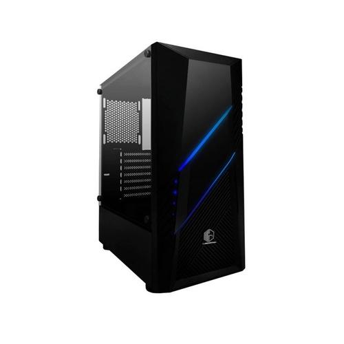 Jual CUBE GAMING BLUEY BLACK - MATX GAMING CASE - FRONT & LEFT SIDE ...