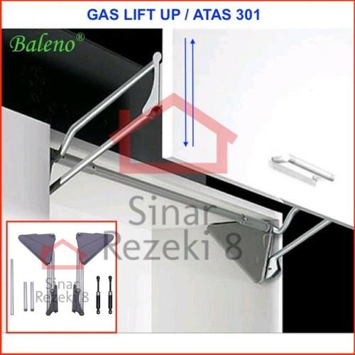 Jual Engsel Lift Up Hidrolik Gas Spring 301 / Pintu Lemari Kitchen ...