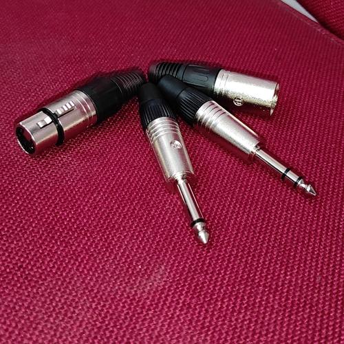 Jual Jack Audio XLR CANON Male Femele Akai 6.5mm Mono Stereo - Jack 3 ...