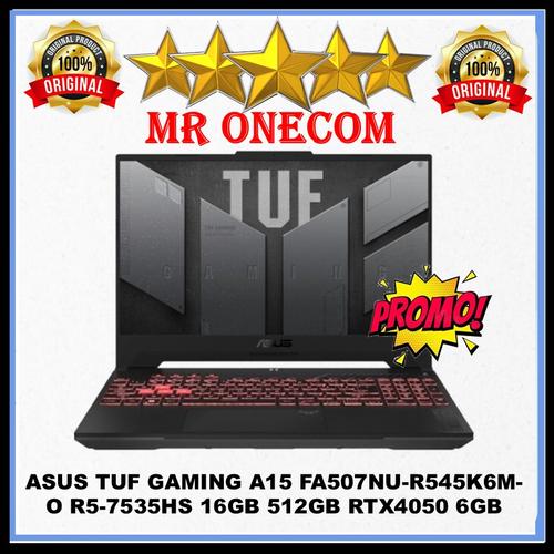 Jual ASUS TUF GAMING A15 FA507NU-R545K6M-O R5-7535HS 16GB 512GB RTX4050 ...