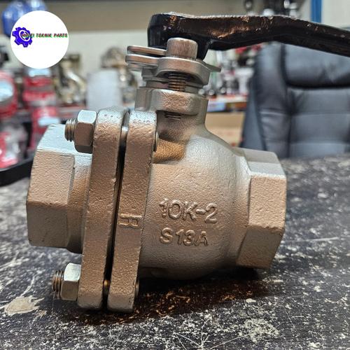 Jual Ball Valve Steam stainless full bore drat 2" inch DN50 Kitz ...