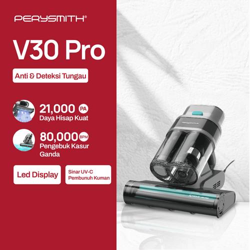 Promo PerySmith V30 Pro UV Anti Dust Mite Double Dust Cup Bed Vacuum ...