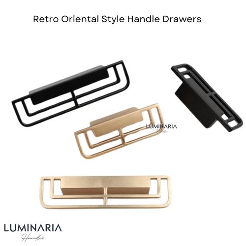 Jual Tarikan Laci Premium Gagang Laci Modern Emas Retro Oriental Style ...