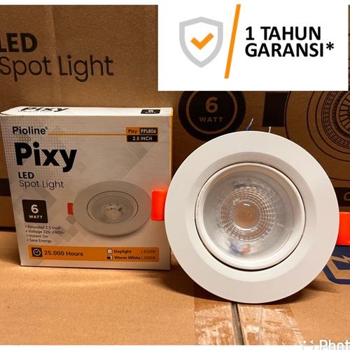 Jual Pioline Pixy Downlight LED Plafon Sorot Spotlight 6 Watt 6500K ...