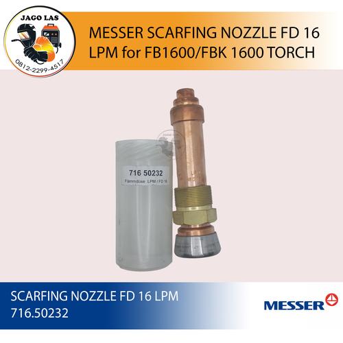 Jual Scarfing Nozzle FD 16 LPM for FB1600/FBK 1600 Torch MESSER ...