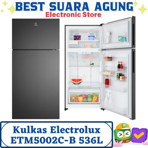 Jual Electrolux ETM5002C-B Kulkas 2 Pintu 536L Inverter Black Mate ...