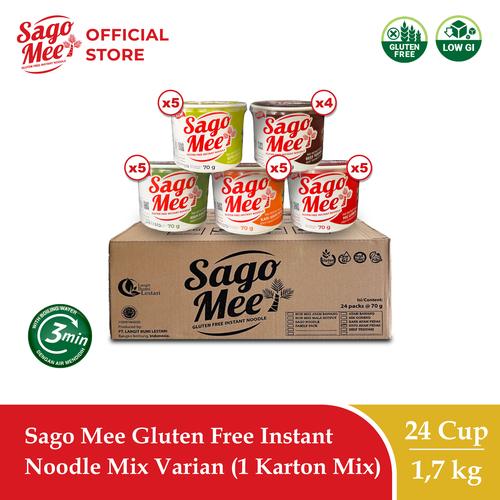 Jual Sago Mee Gluten Free Instant Noodle Mix Varian (1 Karton Mix ...