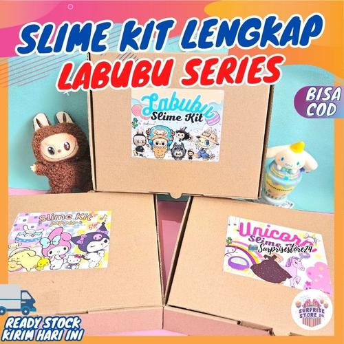 Jual Paket slime kit Labubu Lengkap/ Slime Labubu/ Slime kit labubu ...