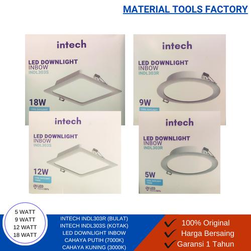 Jual Downlight LED Intech - Lampu Downlight Inbow - Lampu Plafon LED ...