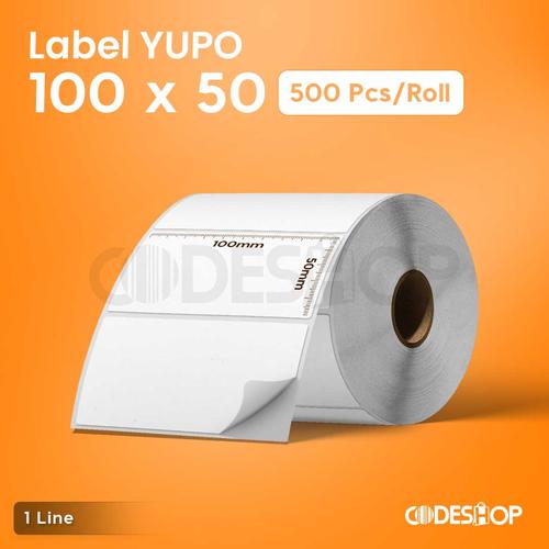 Jual Codeshop Label Yupo 100 x 50 mm isi 500 Stiker Printer Barcode ...