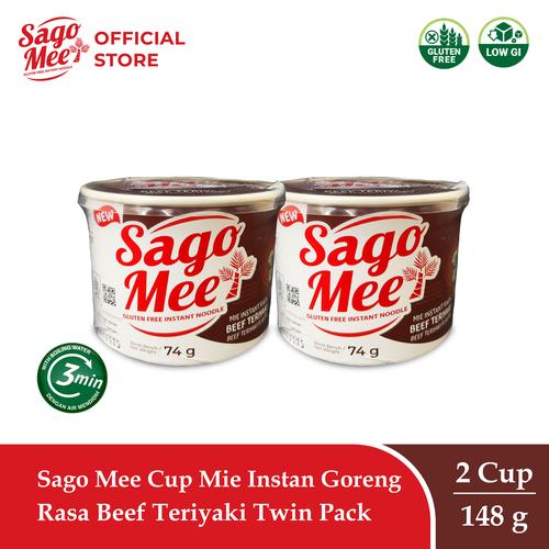 Jual Sago Mee Mie Instan Cup Goreng Rasa Beef Teriyaki 70 gram Twin ...