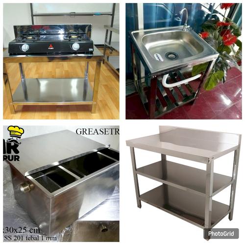 Jual Paket ALEXA Meja Kompor MK dan Bak Cuci Piring MW50 kran Grease ...