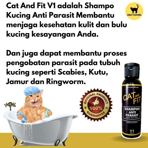 Jual Shampo Kucing Cat and Fit Anti Parasit Menyehatkan Bulu dan Kulit ...