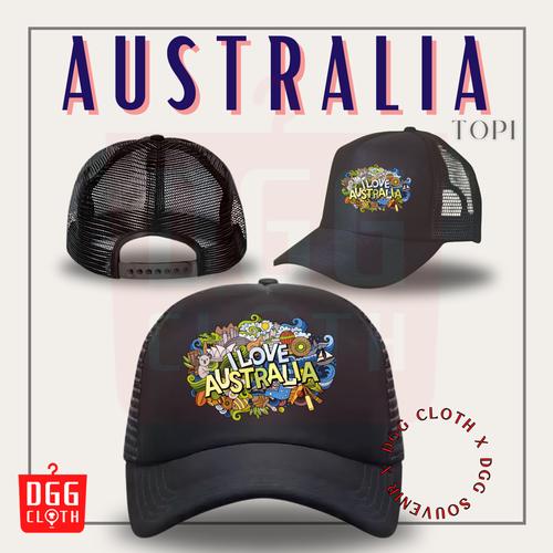 Promo DGGCloth Topi Souvenir Australia Topi Trucker Oleh Oleh Aussie 3 ...
