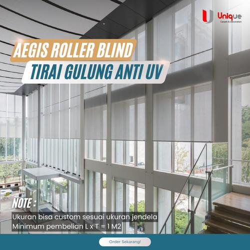 Jual Roller Blind Anti UV AEGIS / Gorden Gulung Tembus Cahaya / Krey ...