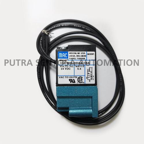 Jual SMALL 3-WAY LESS BASE SOLENOID VALVE MAC 35A-B00-DDAA-1BA - 24VDC ...