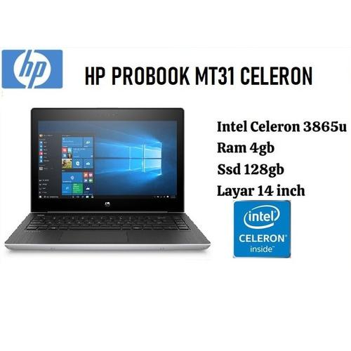 Jual Laptop HP Probook MT31 Celeron N3865U RAM 8GB/512 SSD fullset ...