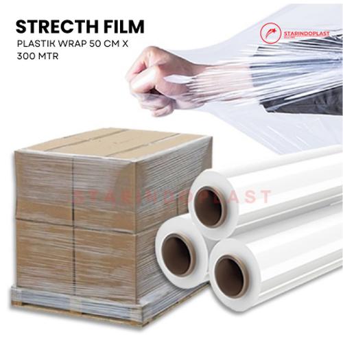 Promo Plastik Wrap - Plastik wrapping barang bening uk 50 cm x 300 mtr ...