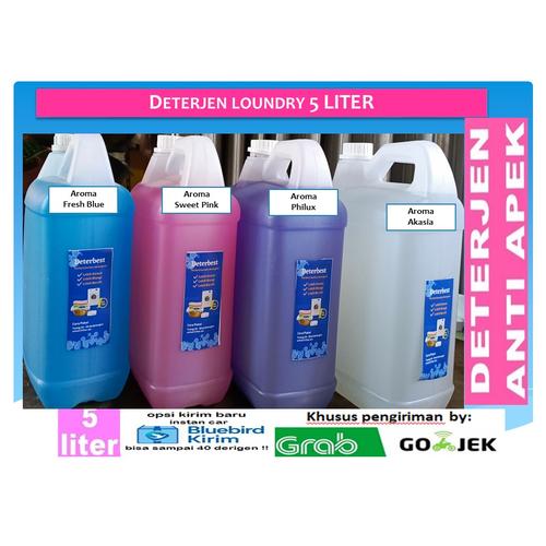 Jual LIQUID DETERGENT / DETERJEN LAUNDRY / SABUN CUCI PAKAIAN 5 LITER ...