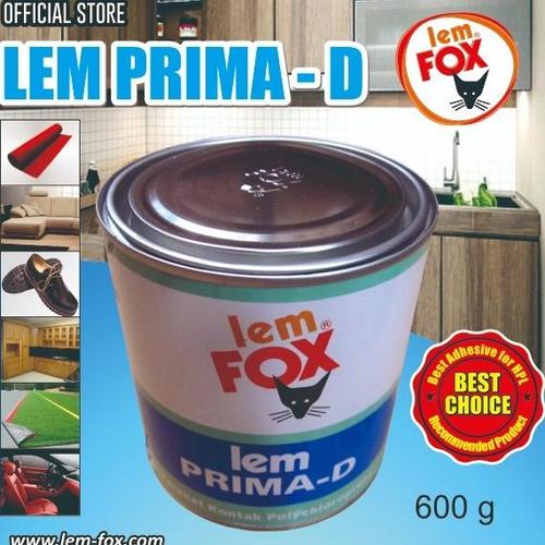 Jual New Lem Fox Lem HPL Lem Kayu Lem Karet Prima D Kaleng 600 gram ...