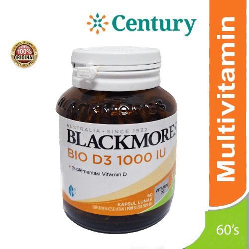 Promo Blackmores Bio D3 1000iu Clear C 60 Kapsul / Vitamin D / Suplemen ...