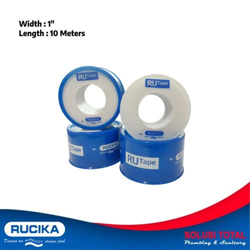 Jual RUTAPE - RuTape - Seal Tape RUCIKA 1" - 10 Meter Sealtape 1 Inch ...