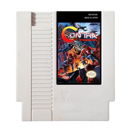 Jual Kaset Nintendo NES 8 Bit Contra Force 72 Pin Game Retro Jadul ...
